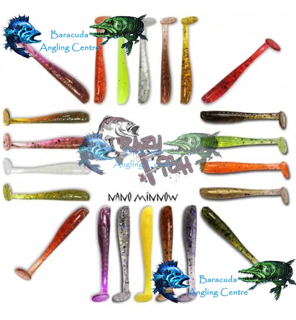 Crazy Fish Soft Lures Nano Minnow 4cm 5.5cm Various Colours | eBay UK