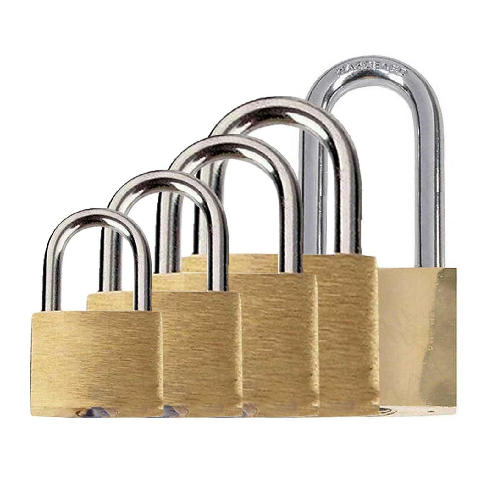 Padlock Keyed Lock Suitcase Luggage Locker Bag Padlock Strong Secure ...