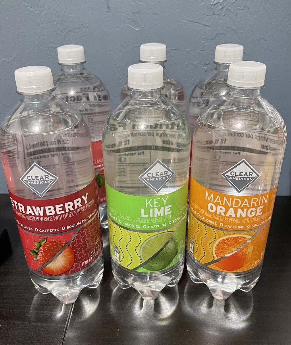 Clear Sparkling Water 5pc Miniature Clear Sparkling Water Drink Cans