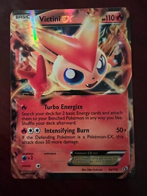 Pokémon TCG Victini EX Legendary Treasures 24/113 Holo Holo Rare EX | eBay