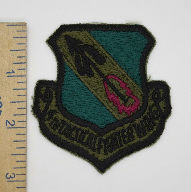 US AIR FORCE 4th TFW TACTICAL FIGHTER WING PATCH Subdued Original ...