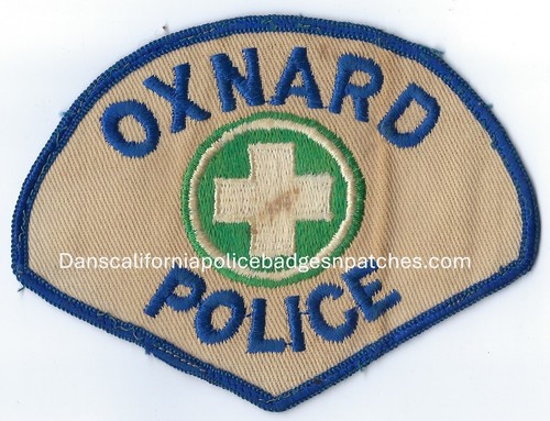 Oxnard California Police 2nd issue patch circa 1953 - 1959 | eBay