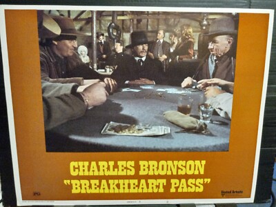 Lobby Card 1976 BREAKHEART PASS Charles Bronson undercover agent ...