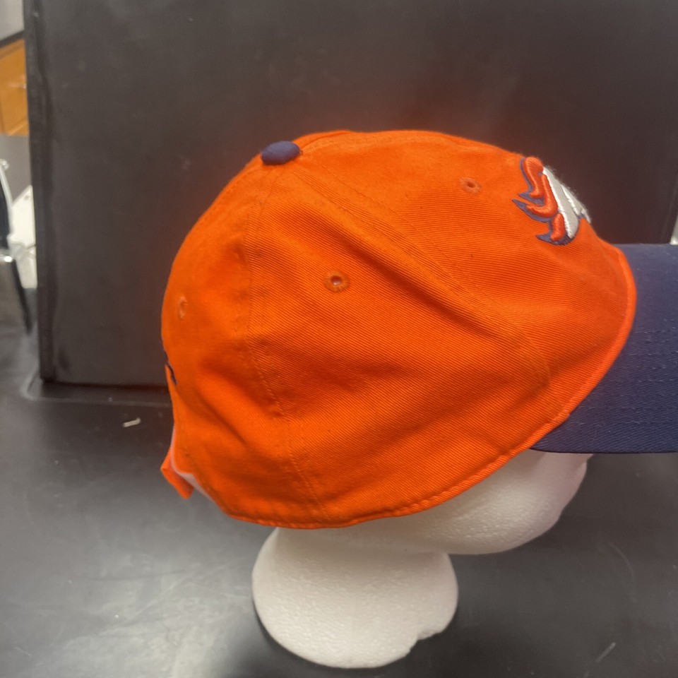 Vintage Reebok Denver Broncos Cap Hat Blue Adjustable Strapback NFL ...