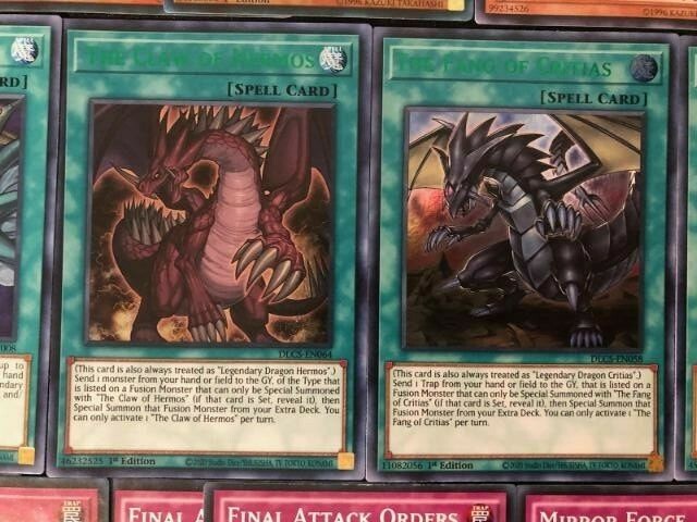 Yu Gi Oh Timaeus Hermos Critias Yugioh Legendary Knights Ultra/Secret