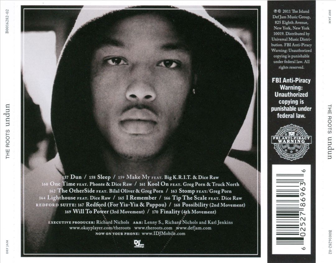 THE ROOTS UNDUN [EXPLICIT VERSION] NEW CD 602527869636| eBay