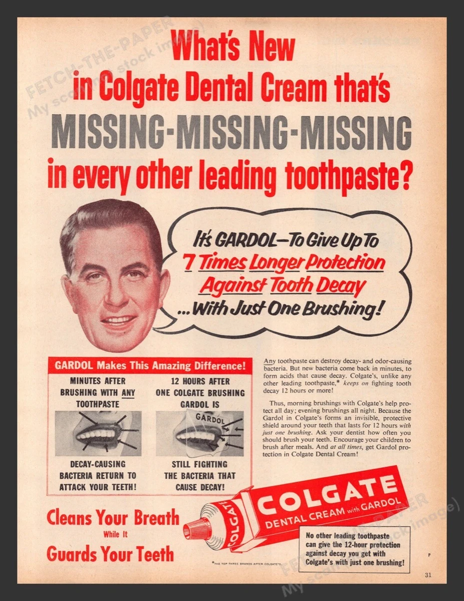 Colgate Toothpaste Advertisements