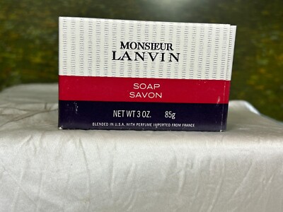 MONSIEUR LANVIN 85G SOAP (NEW WITH BOX) | eBay