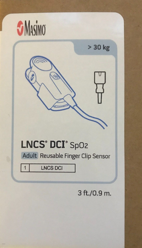 Masimo 1863 LNCS DCI SpO2 Reusable Finger Sensor - New & Sealed in ...