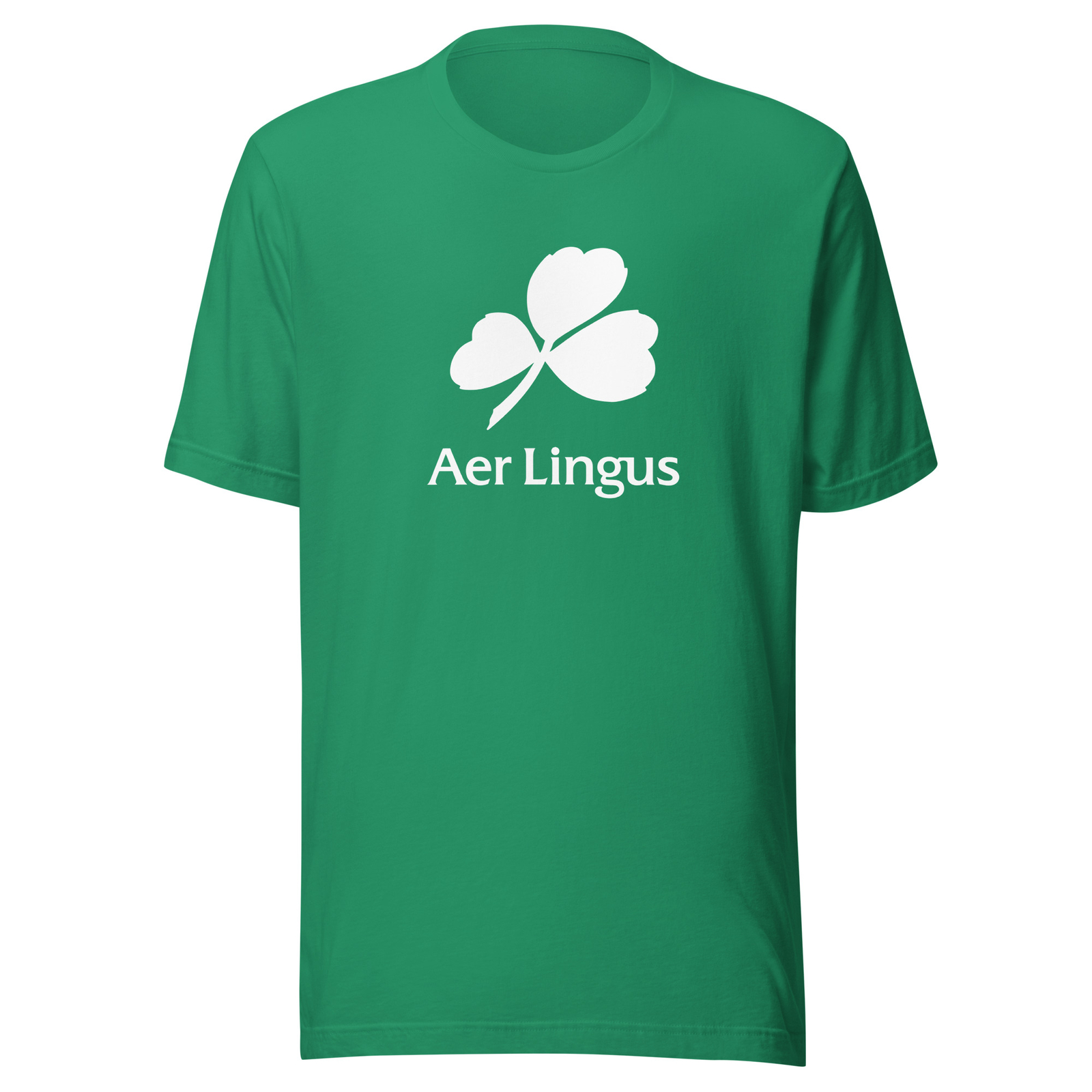 Aer Lingus White Logo T-Shirt Irish Airline Aerlingus Green Soft Tee XS ...