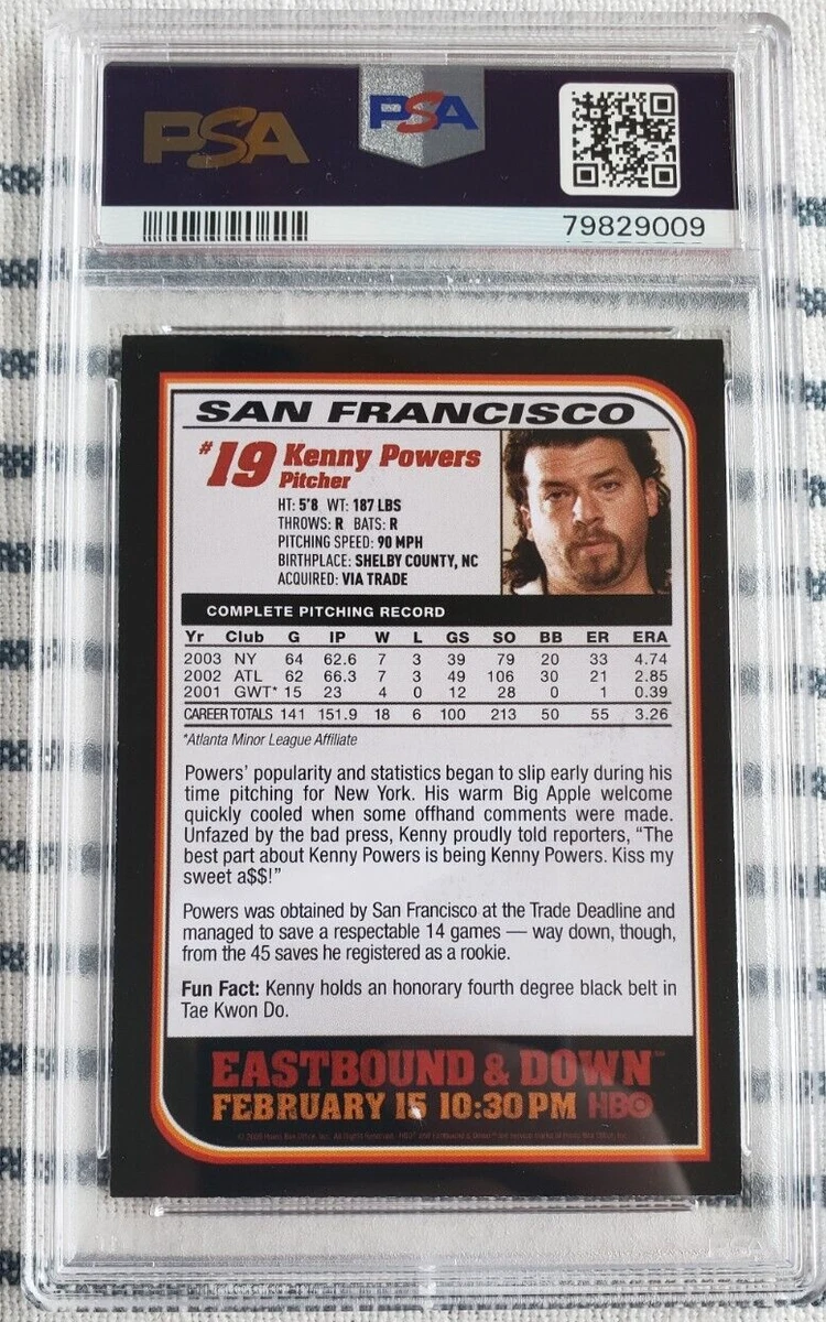 Kenny Powers Baseball Card