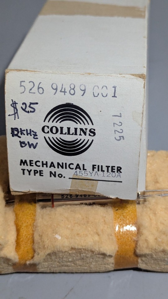 Collins Radio Mechanical Filter F455 YA 120, 526-9489-001 | eBay