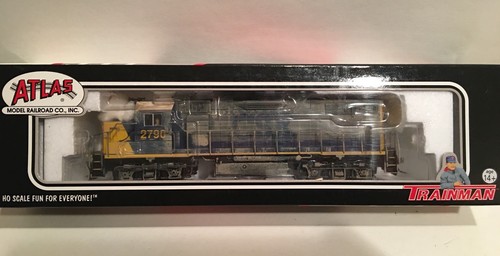 HO Atlas 906 CSX GP38-2 Powered Diesel Locomotive CSXT #2790 Weathered ...