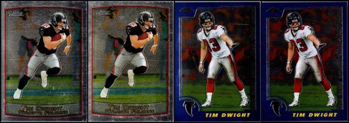 Topps Chrome Tim Dwight Atlanta Falcons (4) Card Lot - Blink and It’s ...
