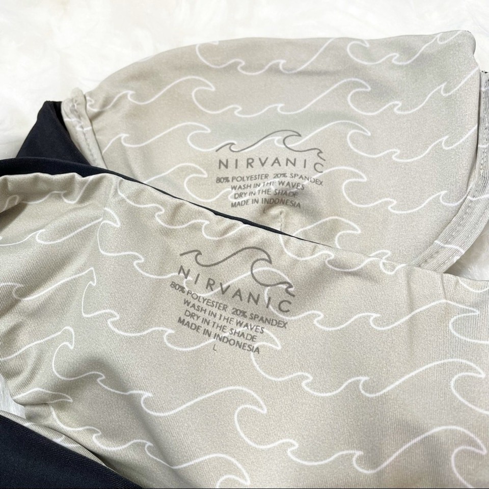 Nirvanic Moana Bandeau Top & Paloma Bottom Swim Set in Black Women’s LARGE $162 | eBay