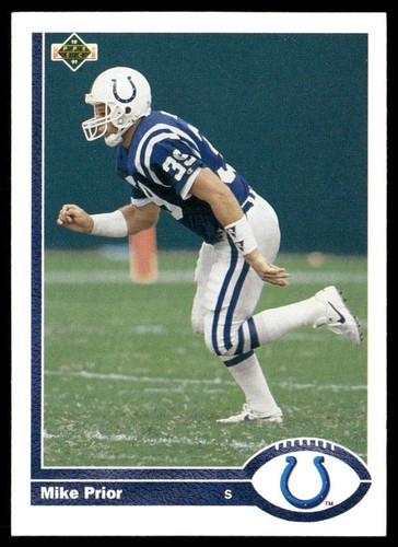 Mike Prior 1991 Upper Deck #569 Indianapolis Colts Football Card | eBay.de