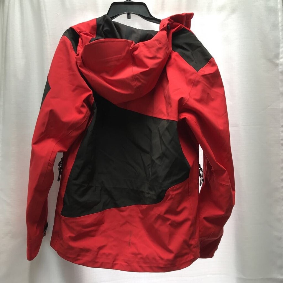 Obermeyer Fusion Stretch Senes Mens Jacket Coat Red Black Color Block ...