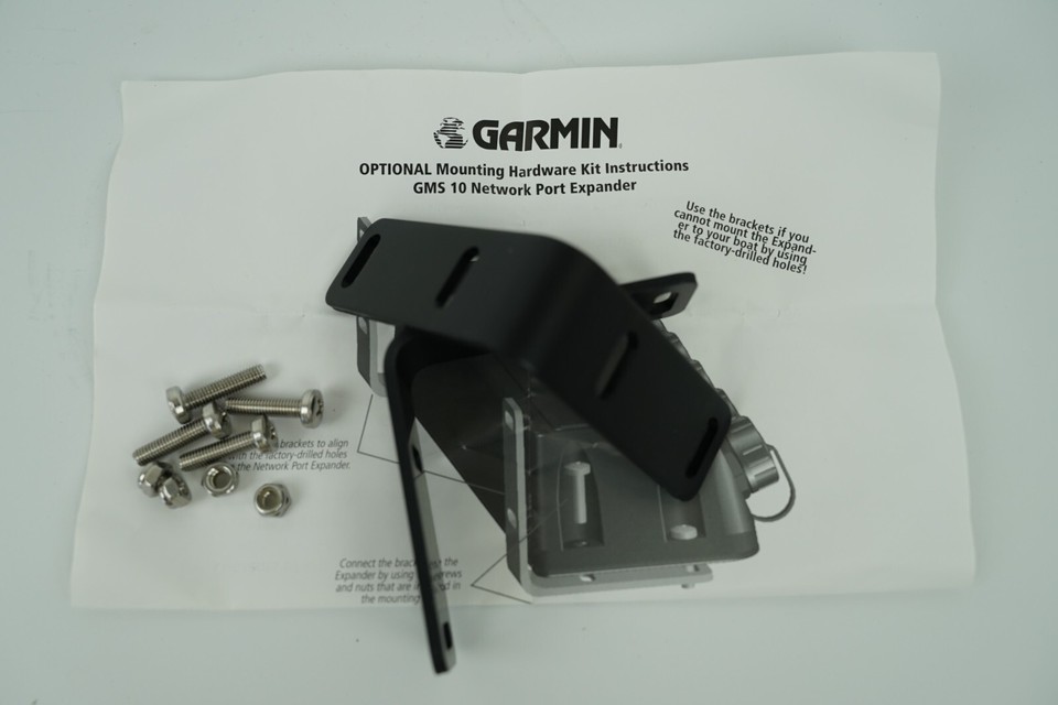 GARMIN GMS 10 Network Port Expander Mounting Hardware Kit Bracket Mount ...