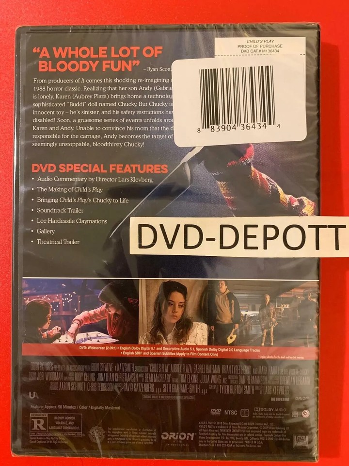 Child's Play (DVD, 2019) *AUTHENTIC DVD* New FAST Same Day Free ...