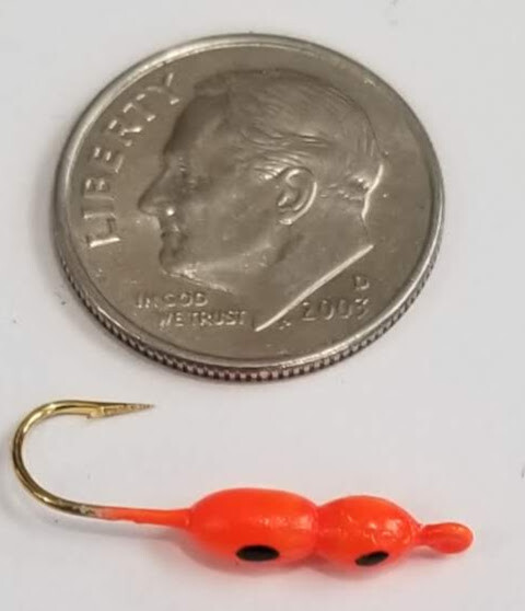 4 x 1/32 oz Ice Fishing Ant Body Micro Jig Perch Crappie Lure Panfish ...