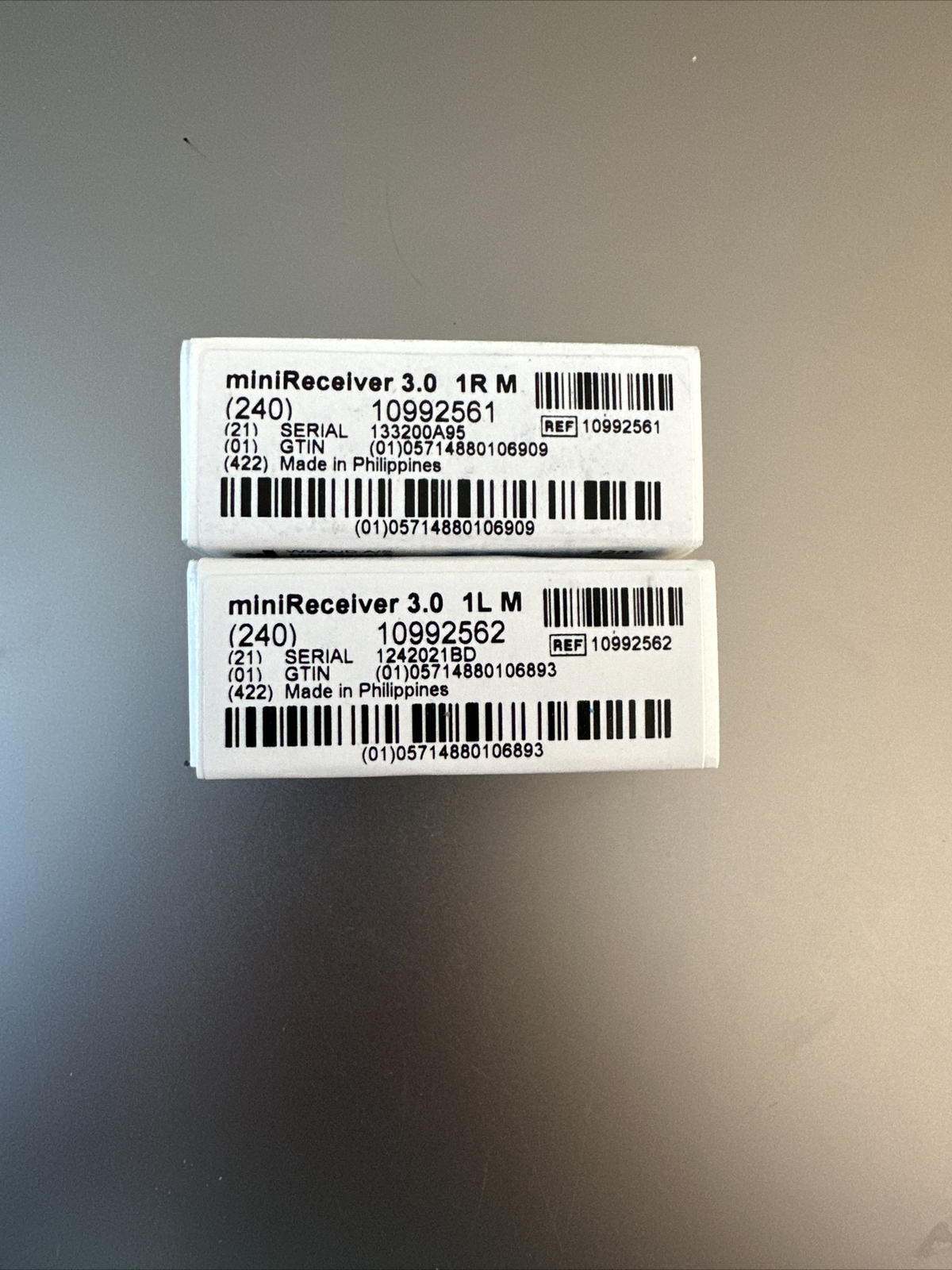 NEW SET OF SIGNIA/SIEMENS/REXTON MINI-RECEIVER 3.0 SIZE 1 MEDIUM POWER ...