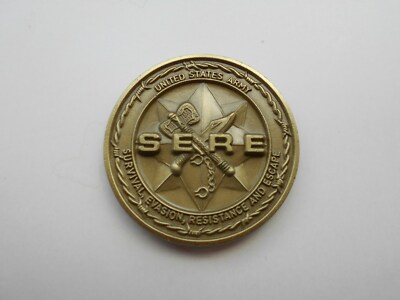 AUTHENTIC ORIGINAL CHALLENGE COIN U.S. ARMY "SERE" COIN | eBay