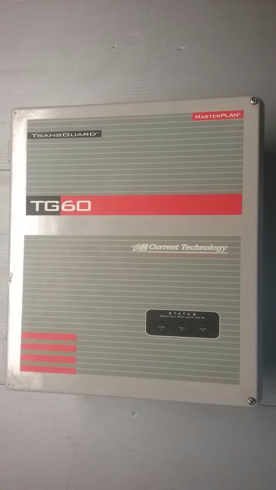 TRANSGUARD TG60 CURRENT TECHNOLOGY TG60 120/208-3GY_TG60120/2083GY ...