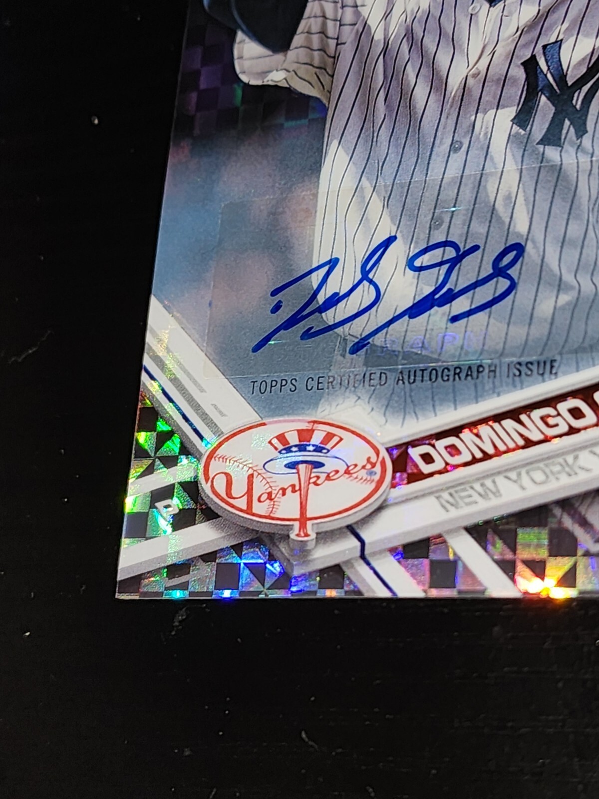 2017 Topps Chrome Update Domingo German RC XFractor Auto Autograph /99 ...