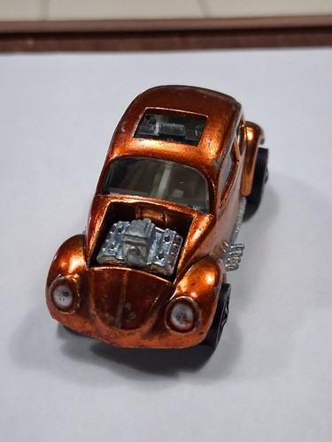 Vintage Hot Wheels Redline Copper- Orange Custom Volkswagen Bug White ...