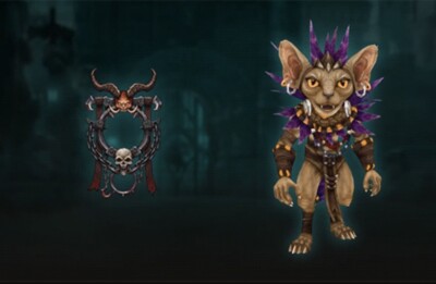 DIABLO 3 NINTENDO SWITCH NEW LACUNI CUB PET AND CHOPPING BLOCK PORTRAIT ...