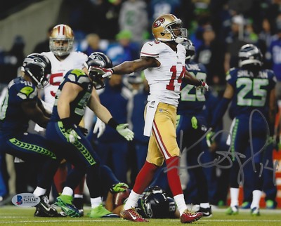 Kassim Osgood Signed 49ers Football 8x10 Photo BAS Beckett COA Picture ...