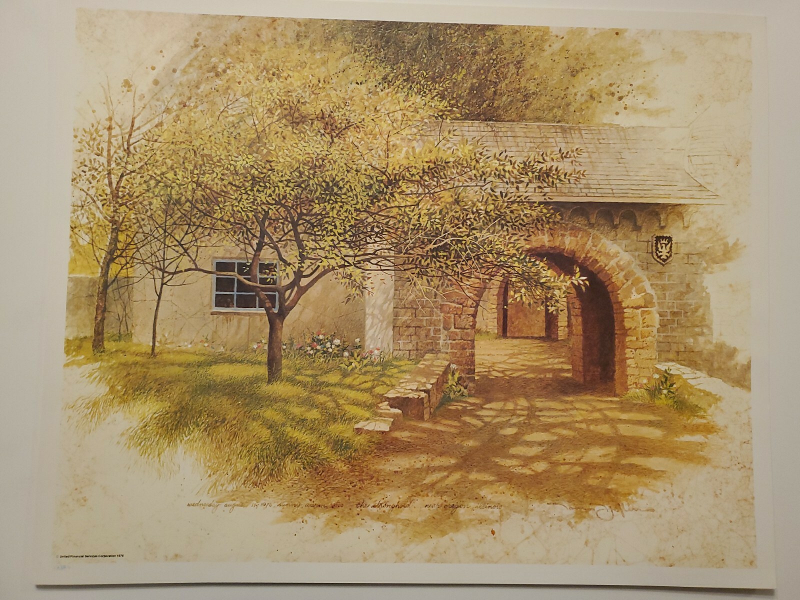 Tom Heflin Print; The Stronghold. United Banks-1976 Heflin Series | eBay