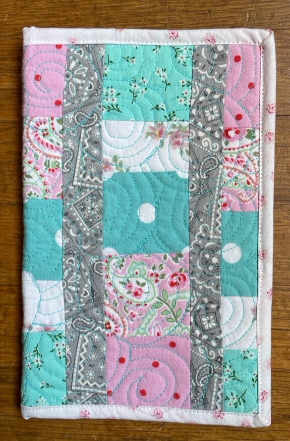 One-of-a-Kind Quilted Journal Cover with travel journal insert, small ...