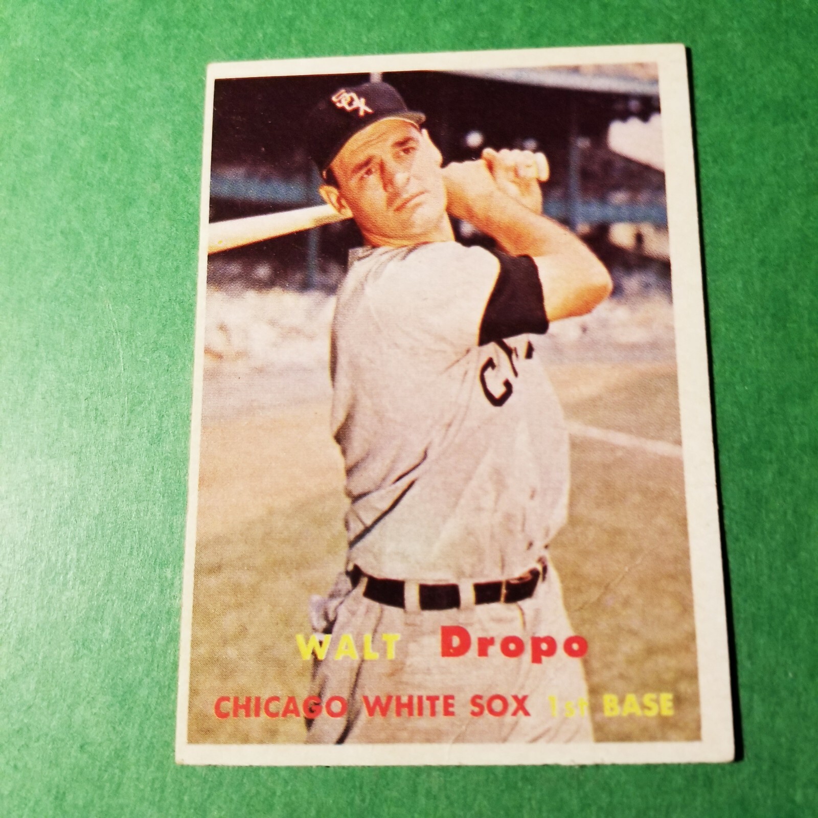 1957 - TOPPS BASEBALL CARD NO. 257 - WALT DROPO - WHITE SOX | eBay