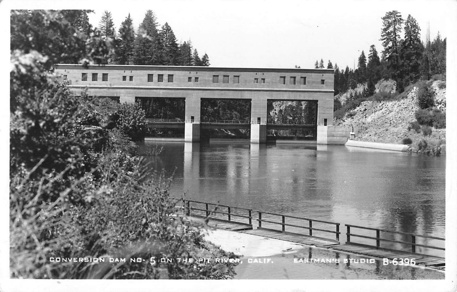 RPPC Conversion Dam PIT RIVER, CA Redding Eastman Photo 1949 Burney ...