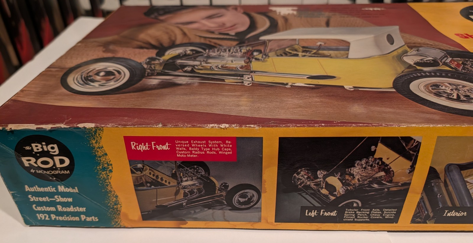 Monogram The Big Rod 1:8 Scale Model Kit - Started | eBay
