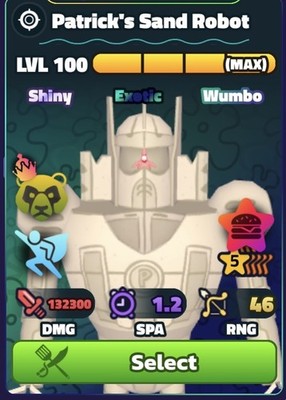 SPONGEBOB TOWER DEFENSE PATRICK SAND ROBOT 5⭐️ , NC AND PP!! LEVEL 1000 ...