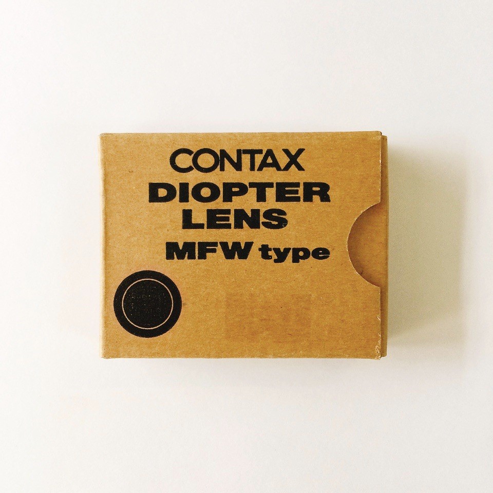【MINT】Contax ±0 Diopter Lens MFW type for 645 MF-2 finder made in Japan ...