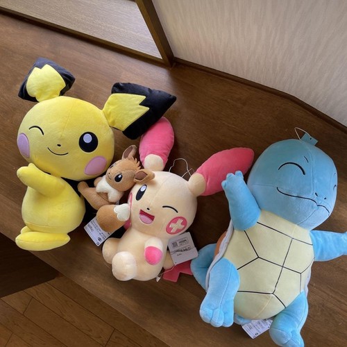 4 Pokemon stuffed animals Set | eBay UK