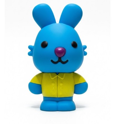 Sago Mini Jack the Rabbit Blue Bunny Yellow Vest Figure Toy Collectible ...