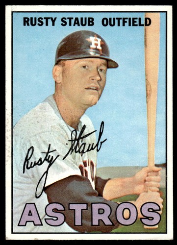1967 TOPPS RUSTY STAUB 73 VG-EX BASEBALL HOUSTON ASTROS | eBay