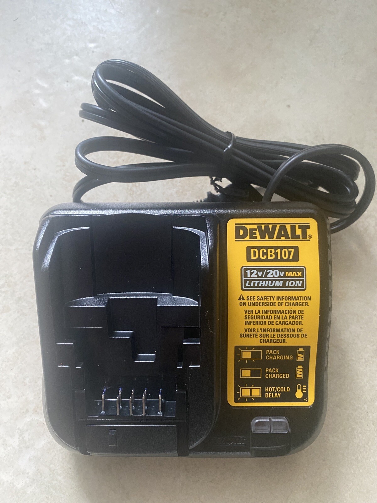 Dewalt 12v/20v DCB 107 battery charger. (1) | eBay