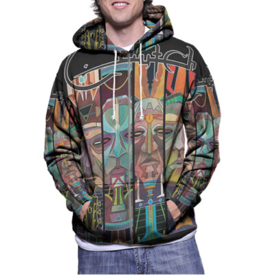 New Hoodie Clutch Jam Room New Hoodie Zipper Fullprint Polyester | eBay