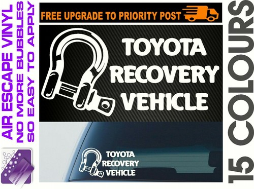 Recovery Vinyl Decal Sticker Ute 4x4 Funny Jeep PATROL NAVARA TRITON ...