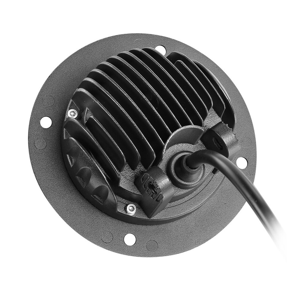 2X 4inch Flush Mount LED Work Light Bar Round Pods Driving Spot Fog 4WD ...