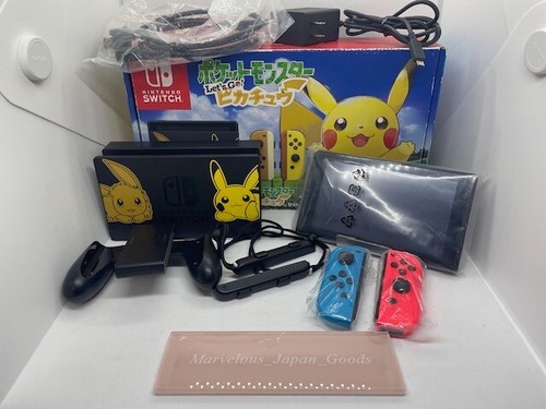 Nintendo Switch Pokemon LET'S GO Pikachu Console Limited Edition fast ...