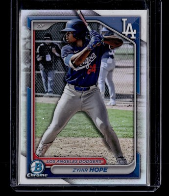 2024 Bowman Draft Chrome Zyhir Hope 1st Bowman Refractor BDC-139 ...