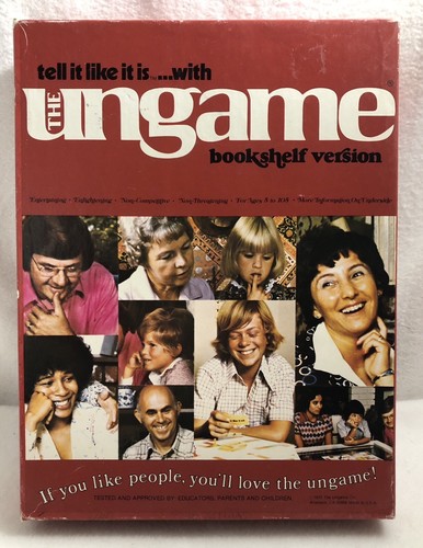 The Ungame Board Game Vintage 1975 Bookshelf Version COMPLETE | eBay