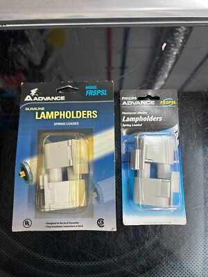 2-pack Philips Spring Loaded Single Pin T8/T12 Florescent Light Bulb ...