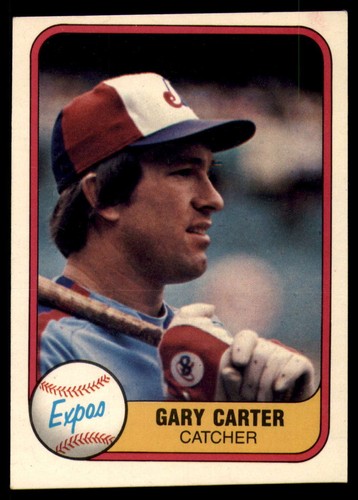 1981 Fleer #142 Gary Carter Montreal Expos Baseball Card NM-MT ID:13187 ...